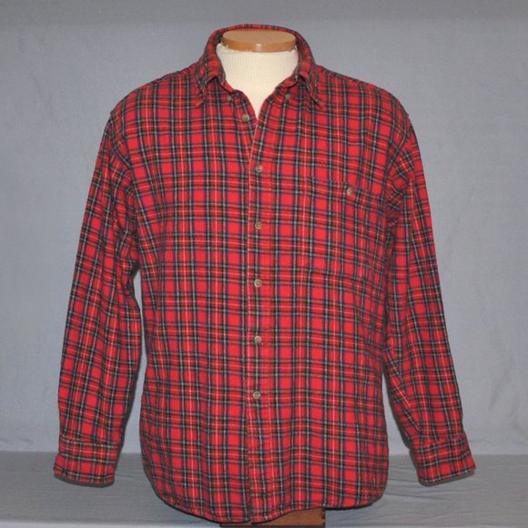 Sutter & Grant | Shirts | Vintage Sutter Grant Plaid Shirt Size Large 9s Button Down Flannel ...